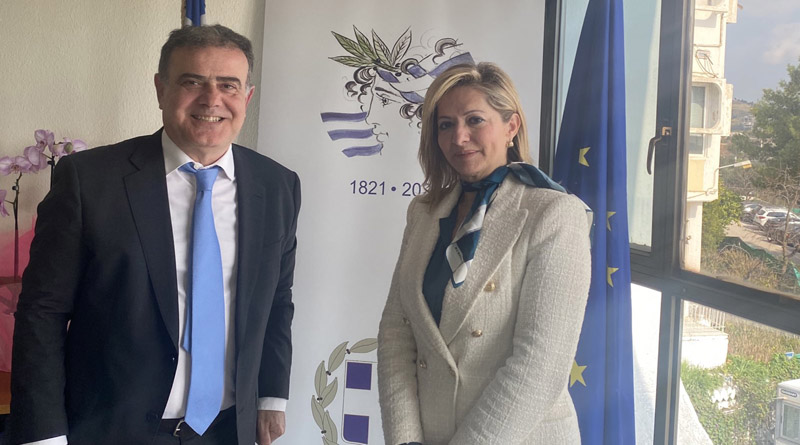 Συναντηση του Δημαρχου Παλληνης Χρηστου Αηδονη με την Αντιπεριφερειαρχη ...